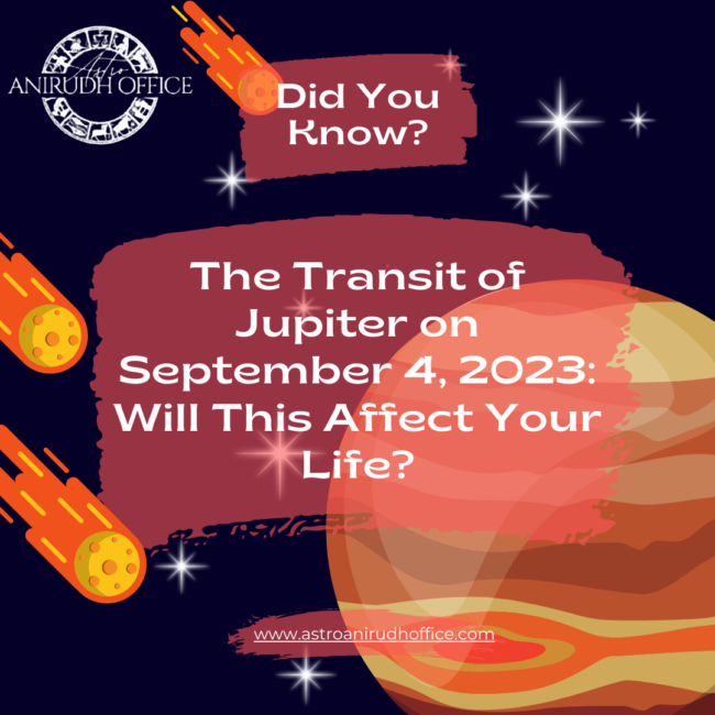 The Transit of Jupiter on September 4, 2023: Will This Affect Your Life ...